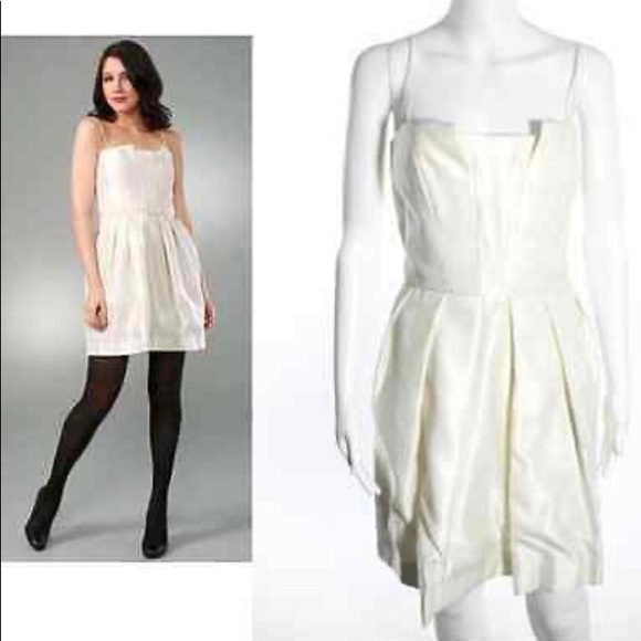 Foley + Corinna | Dresses | Foley Corinna Corset Belted Satin Dress ...